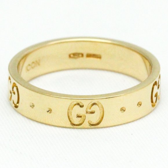 Gucci | Jewelry | Gucci Icon Yellow Gold 8k Fashion No Stone Band Ring ...
